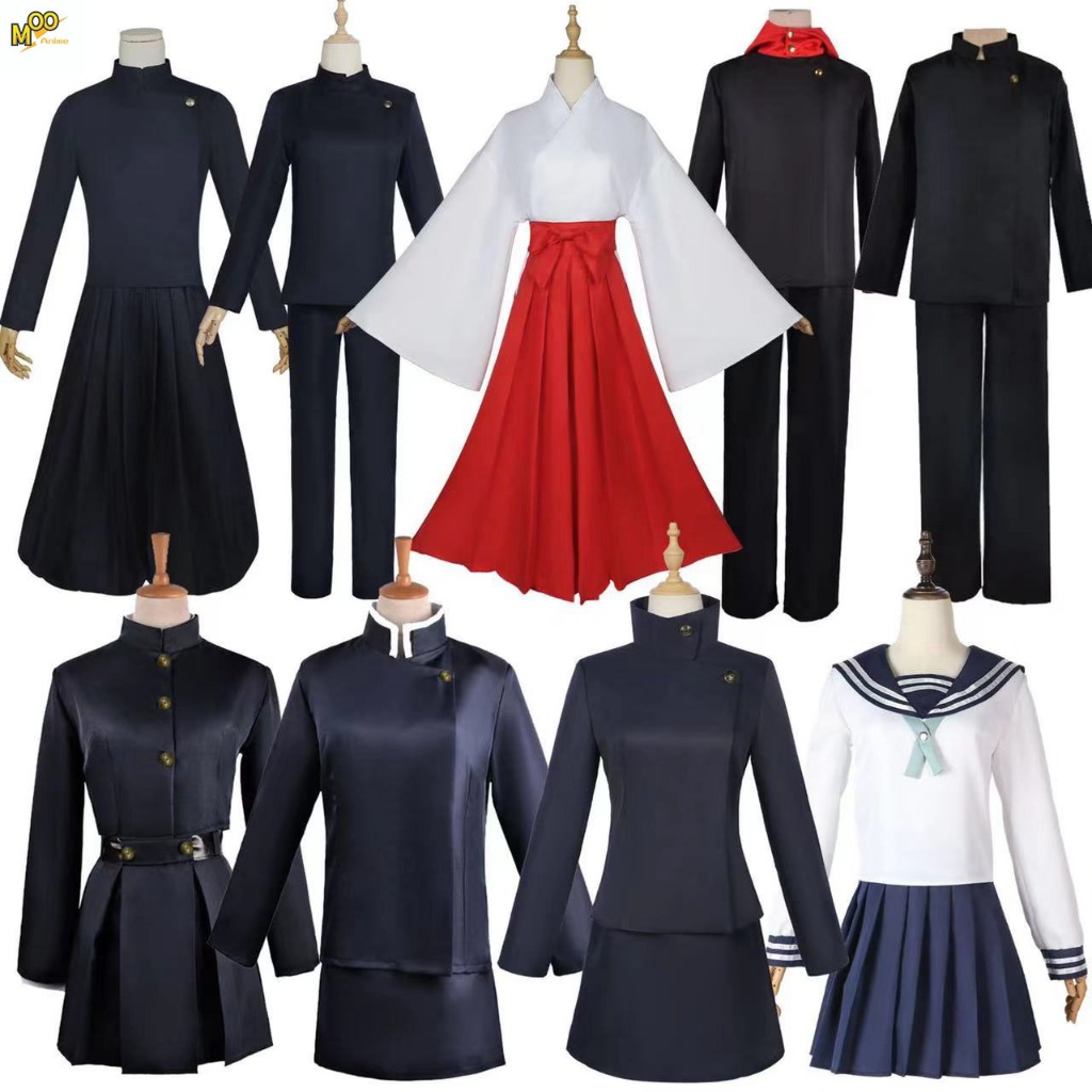 Jual Jujutsu Kaisen cosplay costume blue School Uniform Set Itadori ...