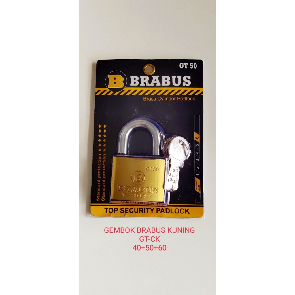 Jual GEMBOK KUNING CK BRABUS GT 60 SHORT | Shopee Indonesia