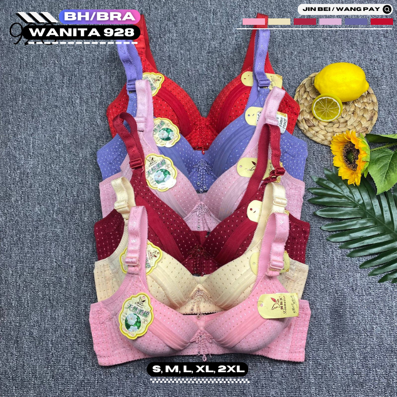 Jual BRA / BH WANITA 928 TANPA KAWAT SIZE 34-40 KAIT 3 PAKAIAN DALAM ...