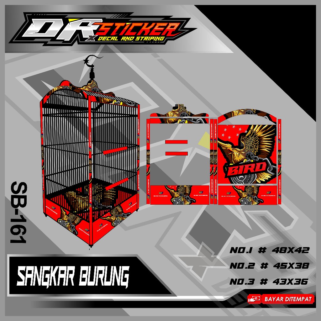 Jual Sticker Terbaru Decal Sangkar Murai Variasi BIRD - Decal Ebod ...
