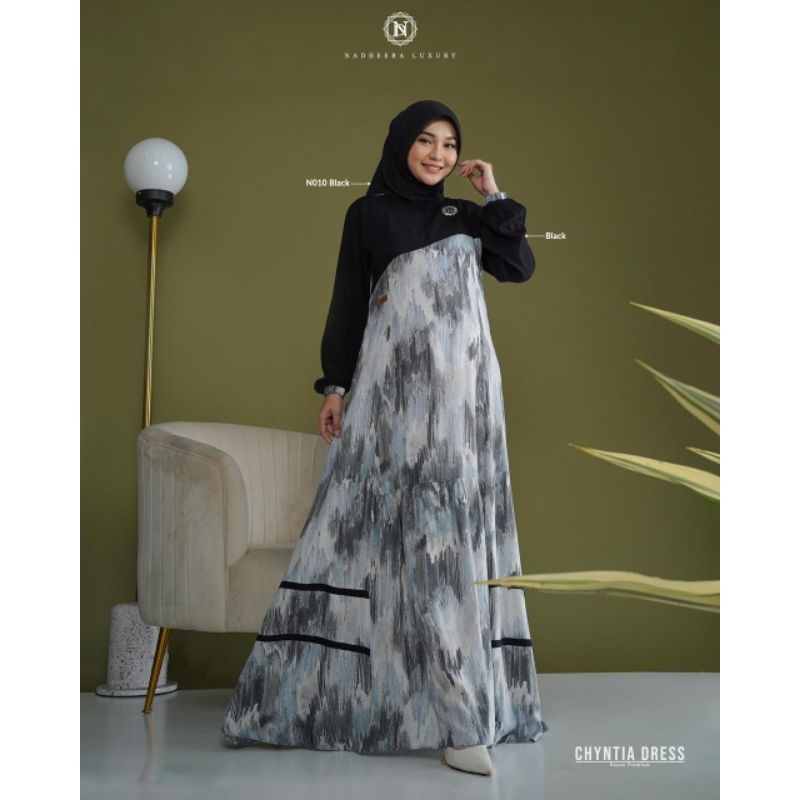 Jual CHYNTIA DRESS NADHEERA LUXURY | Shopee Indonesia