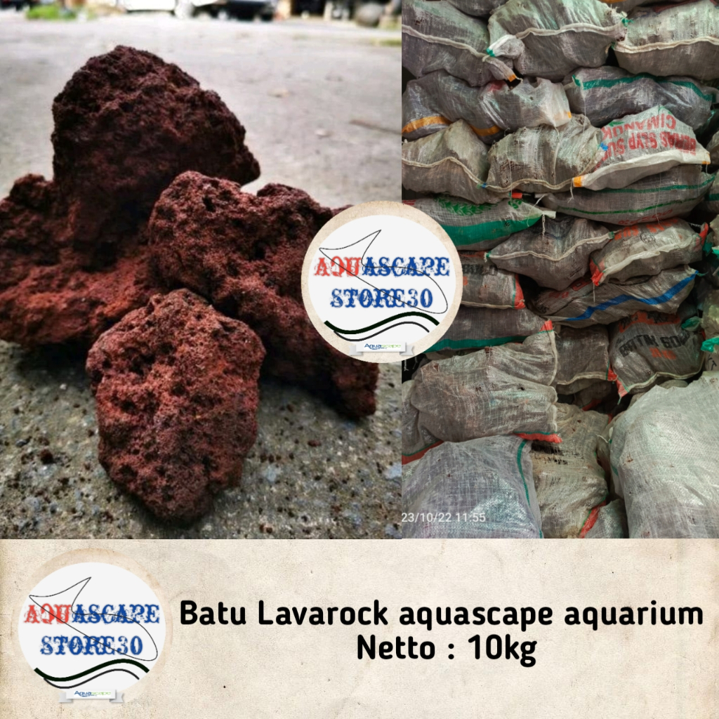 Jual batu lava rock 10kg aquascape aquarium / batu lava rock aquascape ...