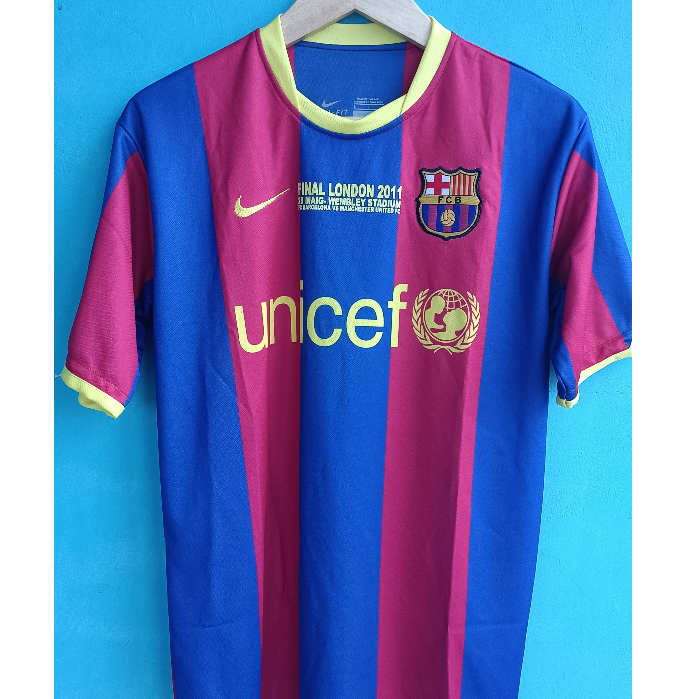 Jual jersey retro barca. barcelona 2011 musim 2010-2011 final ucl ...