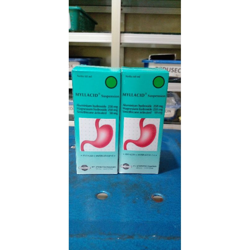 Jual MYLLACID SYR/ ALUMINIUM HYDROXIDE, MAGNESIUM HYDROXIDE ...