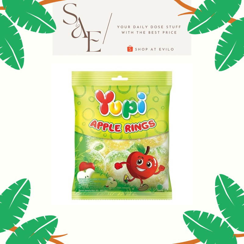 Jual Yupi Apple Rings 108 gr | Shopee Indonesia
