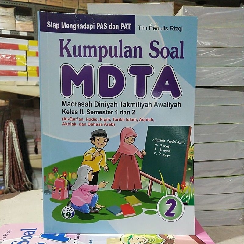 Jual Kumpulan Soal MDTA ( Madrasah Diniyah Takmiliyah Awaliyah) Kelas 2 ...