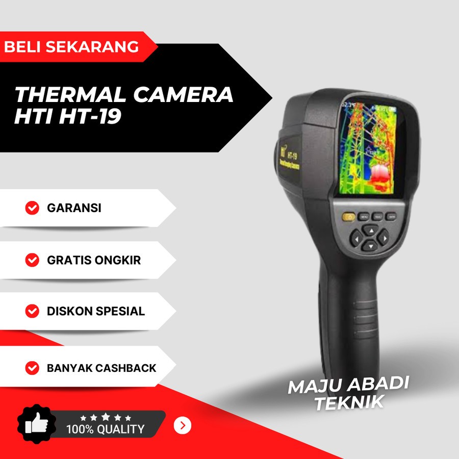 Jual Thermal Camera HTI HT-19 Imager Infrared Thermometer HT19 IR Gun ...