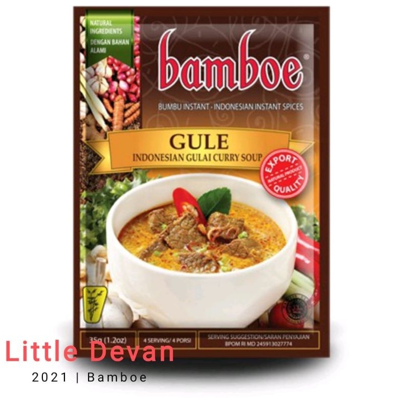 Jual Bamboe bumbu Indonesia rawon rendang soto ayam soto daging opor ...