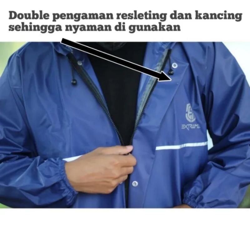 Jual JAS HUJAN SETELAN PRIA DAN WANITA EXTRIME MANTOL HUJAN RAINCOAT ORIGINAL EXTRIME MANTEL ...