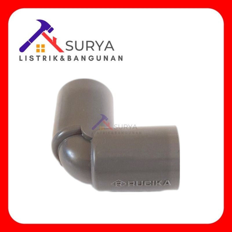 Jual Elbow Knee 1/2" PVC Rucika ( Minimal 10pcs ) | Keni Pipa PVC Rucika | Shopee Indonesia