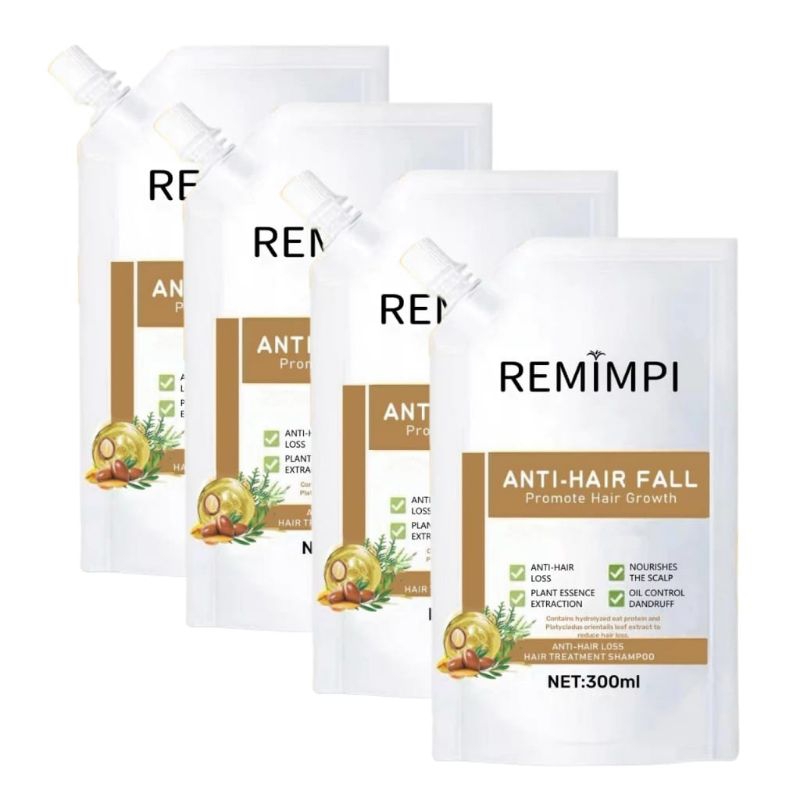 Jual SHAMPO REMIMPI 4 BUNGKUS DALAM 1 PAKET@300 ML ANTI HAIR FALL TREATMENT DAN DANDRUFF (UNTUK ...