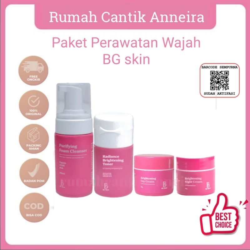 Jual BG SKIN BEAUTY GLOW SKINCARE PAKET BRIGHTENING LUXURY ACNE ...