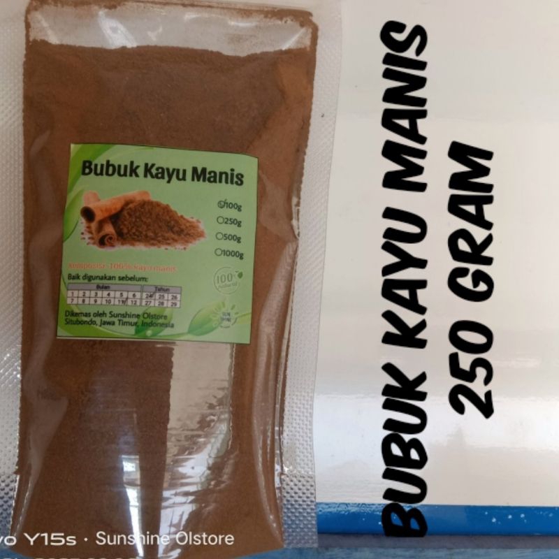 Jual Bubuk Kayu Manis Premium 250 Gram | Shopee Indonesia