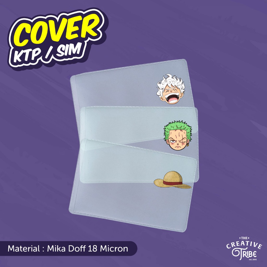Jual One Piece - Cover KTP / SIM Karakter Unik - Sarung Plastik Mika ...