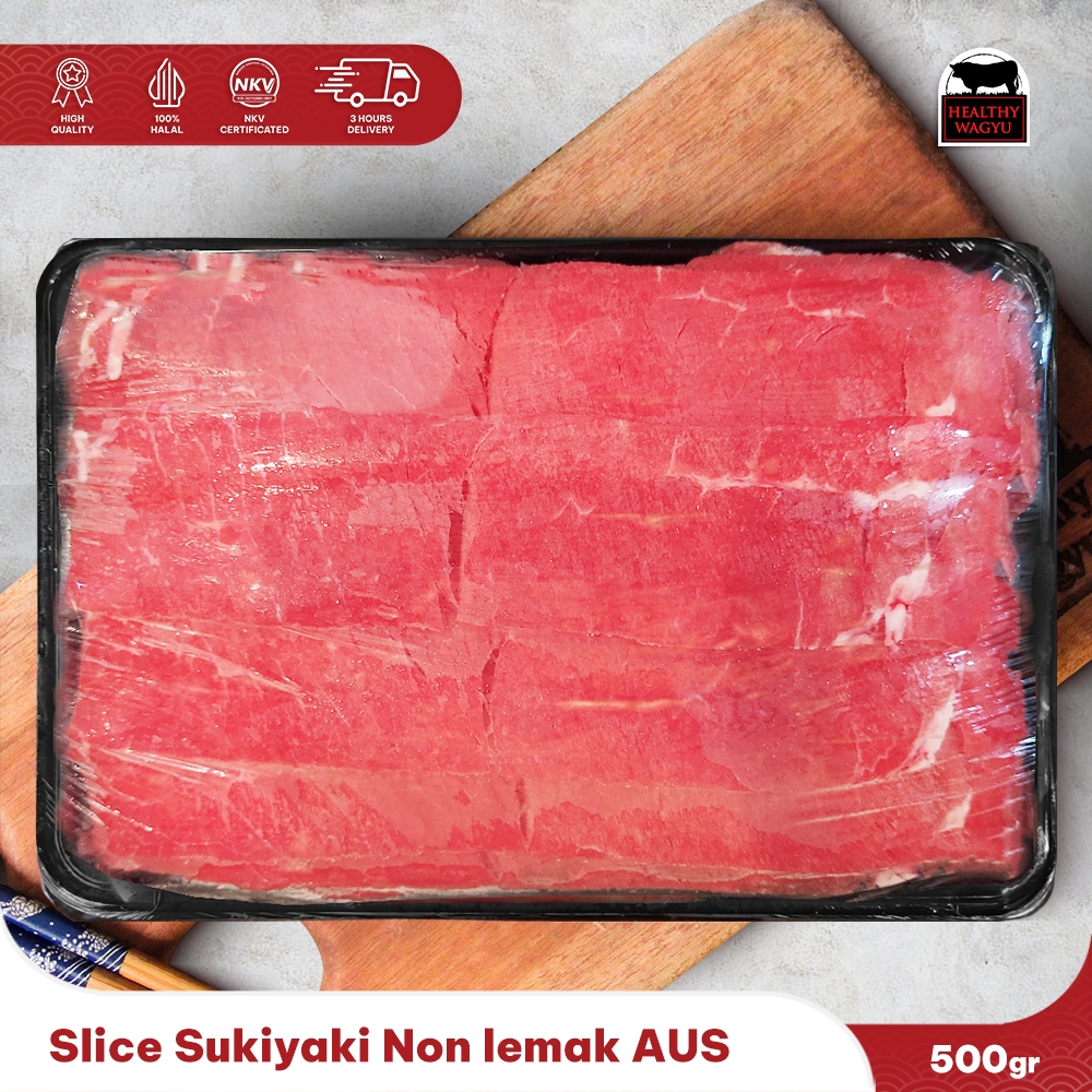 Jual Sukiyaki Beef Slice Daging Slice Tipis Rendah Lemak Australia 500 ...