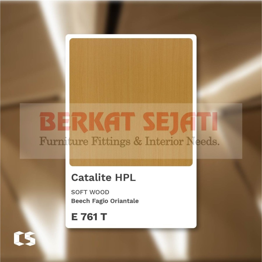 Jual E 761 T - HPL CATALITE HPL BY CS LAMINATES - WOODGRAIN | Shopee ...