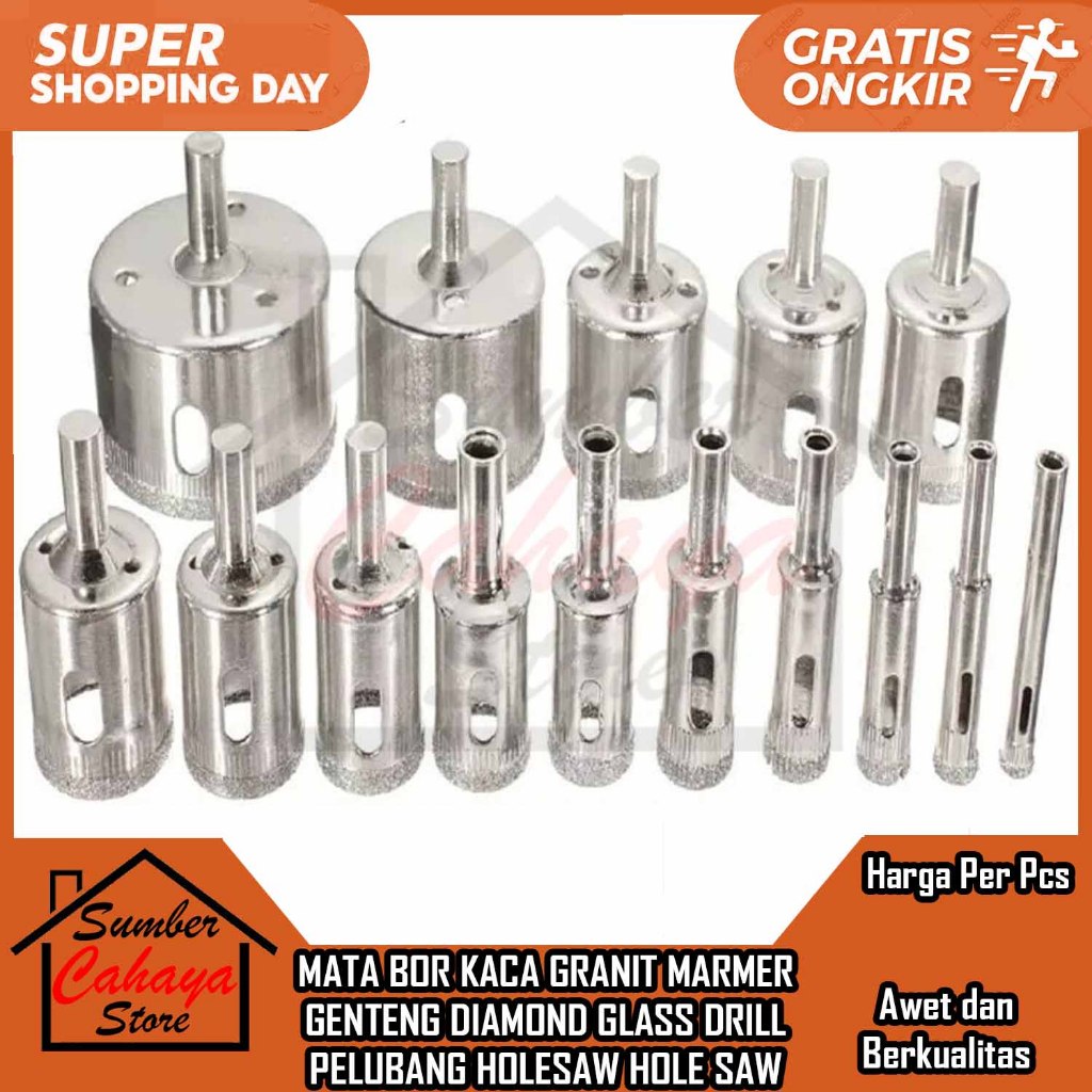 Jual Kugel Mata Bor Kaca Granite Keramik Kramik Geranit 3mm 5mm 6mm 8mm 10mm 12mm 14mm 16mm 18mm ...