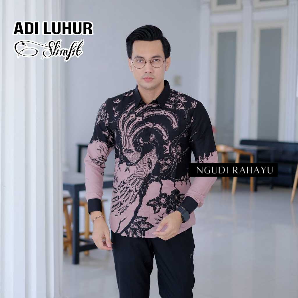 Jual BATIK ADI LUHUR SLIMFIT slim fit Baju batik PRABUSENO kemeja batik pria lengan panjang ...