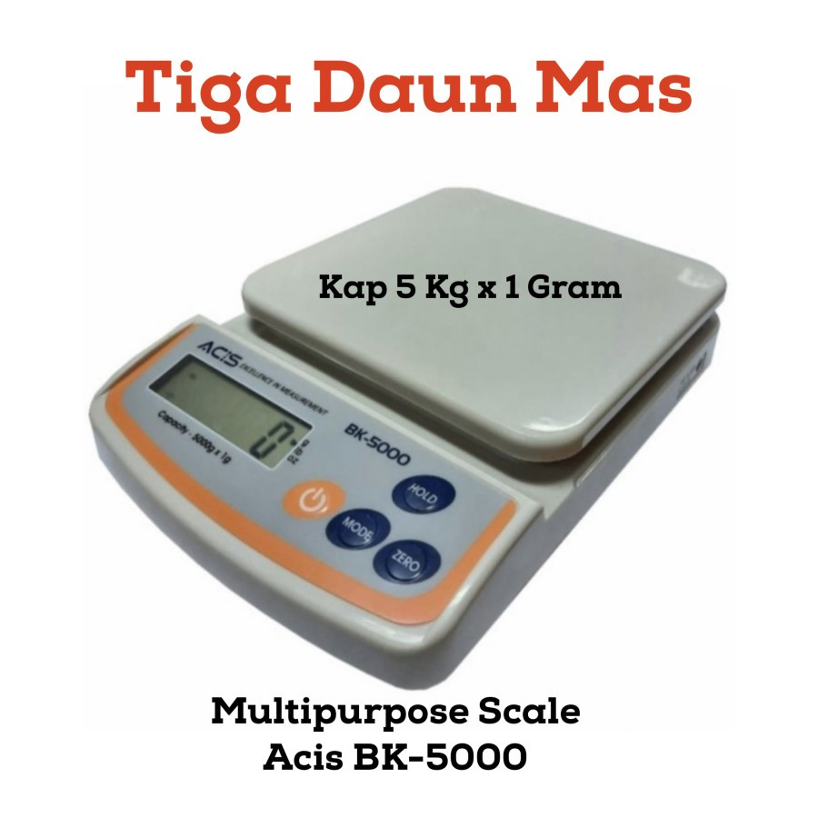 Jual Timbangan Dapur Digital Acis BK-5000 Kapasitas 5 Kg Akurasi 1 Gram | Shopee Indonesia