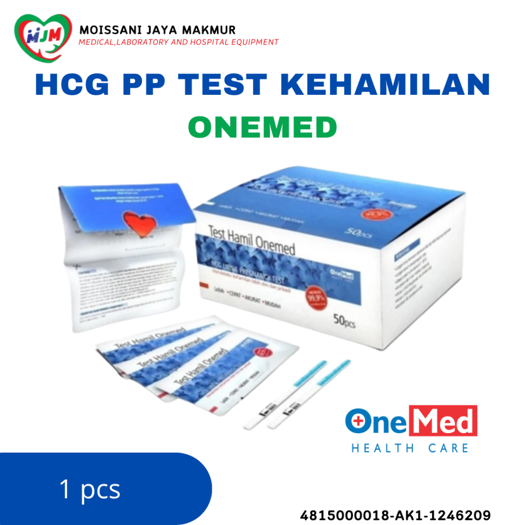 Jual TES KEHAMILAN ONEMED ECER/TES PACK/HCG PP TEST STRIP ONEMED ...