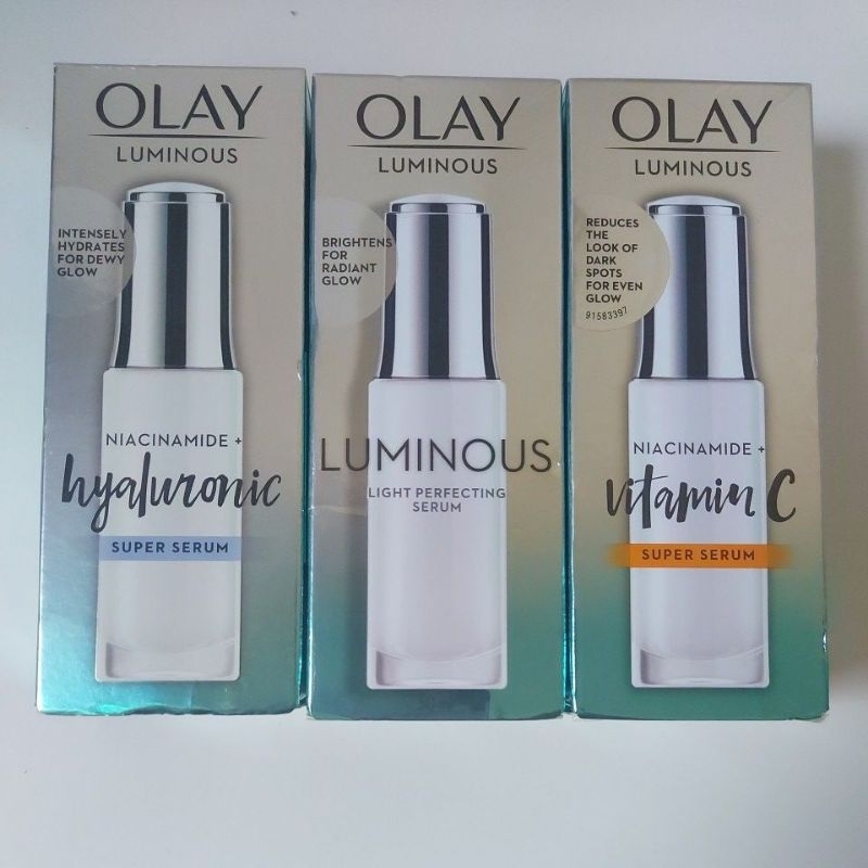 Jual Olay Luminous Light Perfecting Serum || Niacinamide Hyaluronic ...