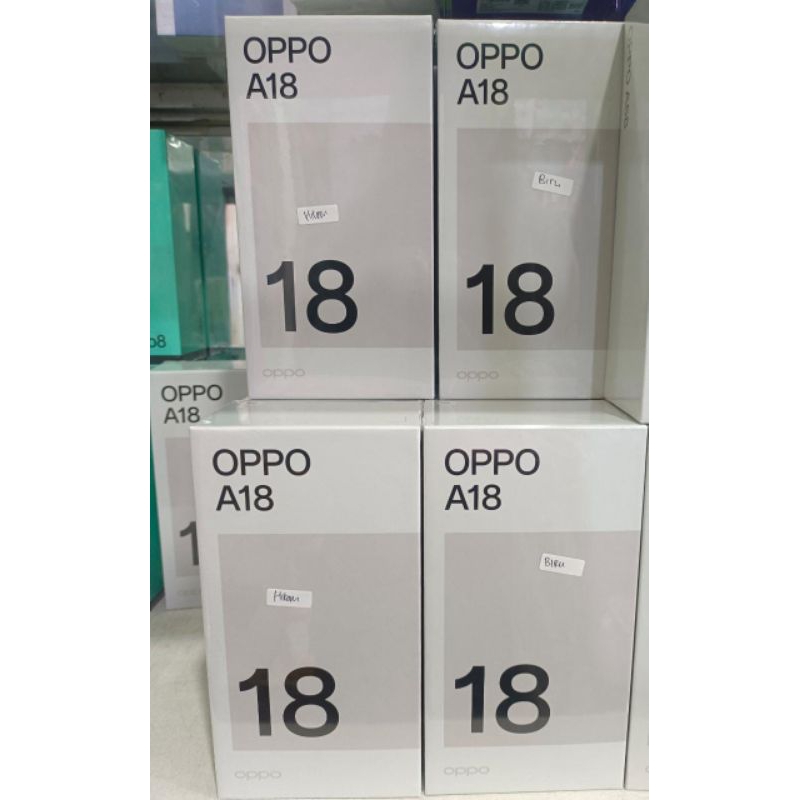 Jual HP OPPO A18 RAM 4 128 GB GARANSI RESMI | Shopee Indonesia