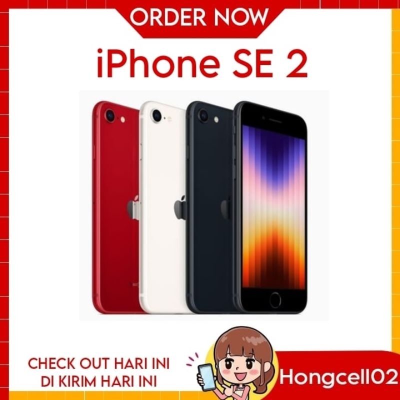 Jual iPhone SE 2 DAN SE 3 2020 Second 256GB/128GB/64GB Original 100% ...