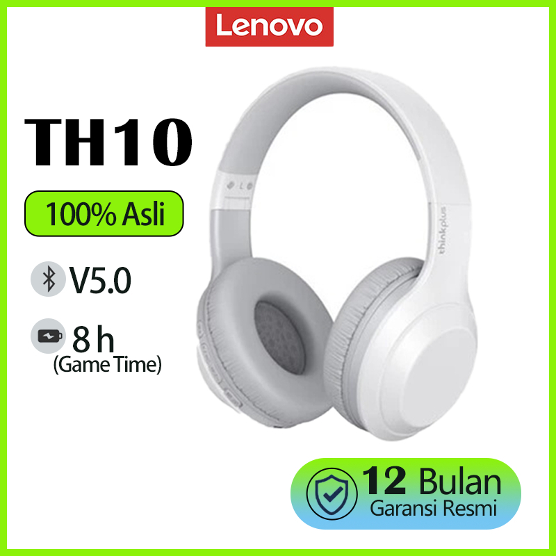 Jual Thinkplus Lenovo TH10 Headphone Bluetooth Wireless Headset ...