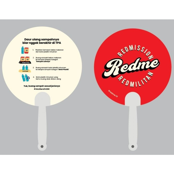 Jual Cetak kipas tangan desain suka2/ kipas souvenir / handfan custom ...