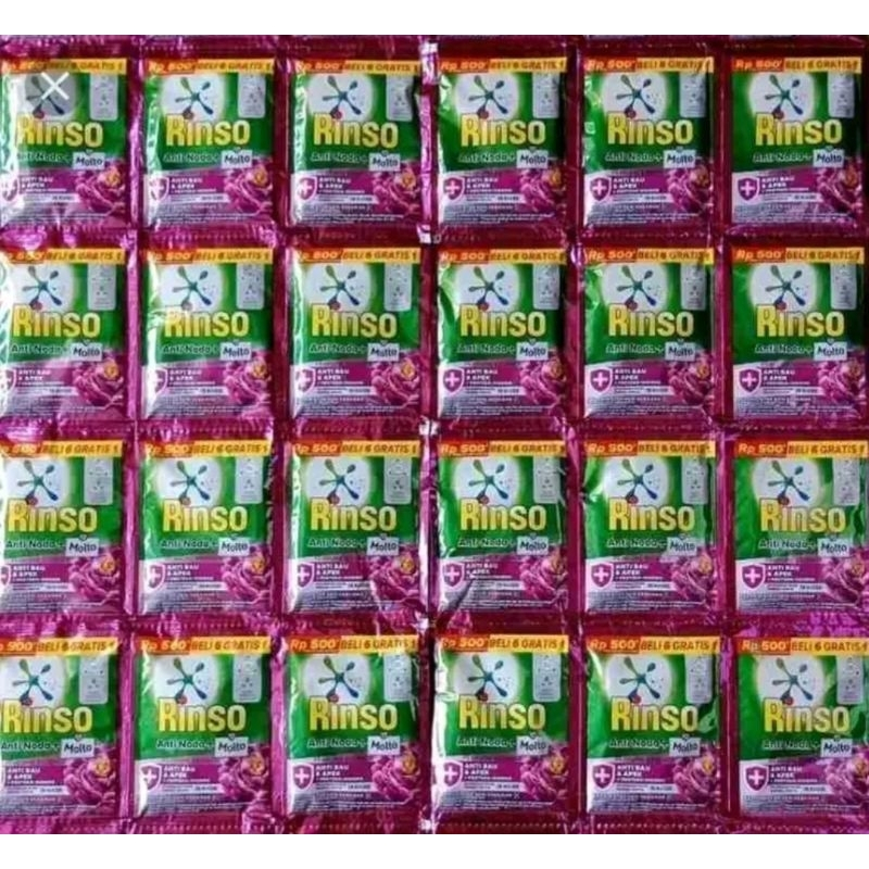Jual Rinso cair renteng 500an/72pcs | Shopee Indonesia