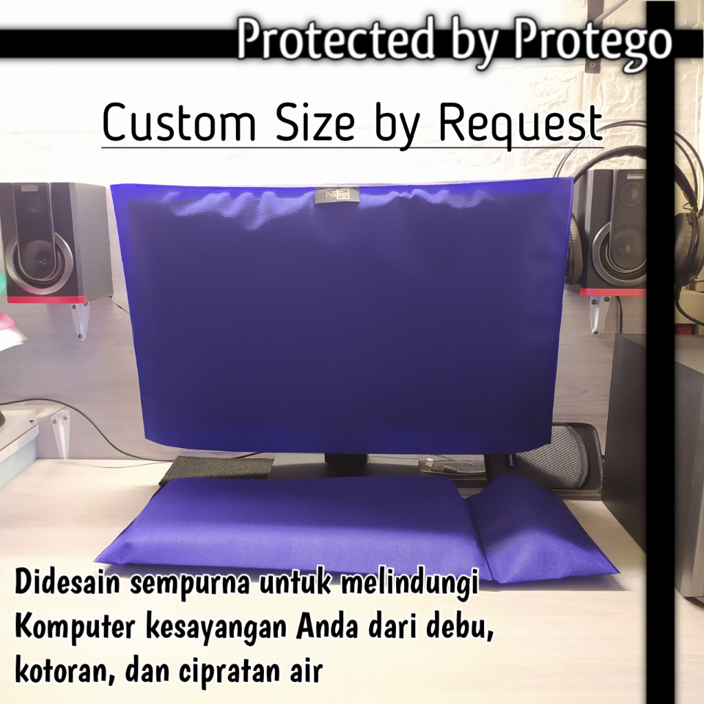 Jual PROTEGO Cover Kain Pelindung Anti Debu Layar Monitor CUSTOM SIZE ...