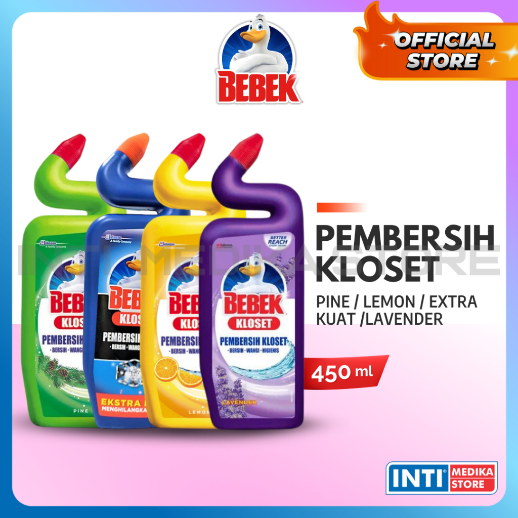 Jual BEBEK - KLOSET BOTOL 450ml | Cairan Pembersih Closet Toilet WC ...