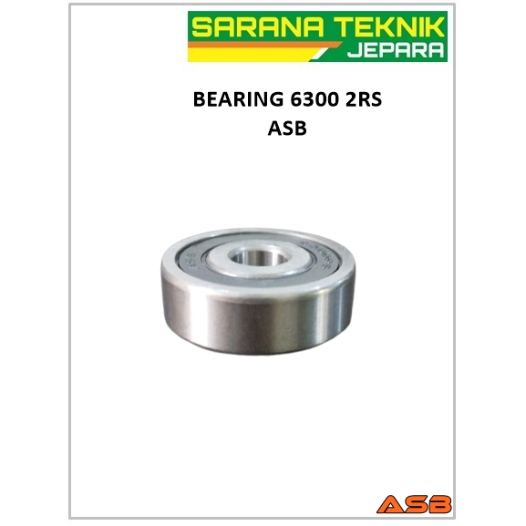 Jual BALL BEARING / LAKER 6300 2RS ASB ORIGINAL | Shopee Indonesia