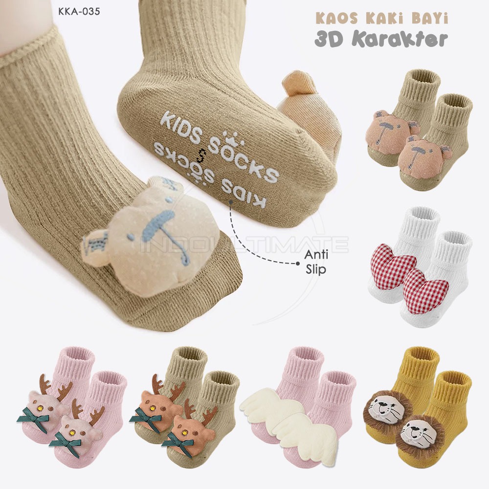 Jual Kaos Kaki Anak Balita Kaos Kaki Bayi Baby Socks KKA-035 Alas Kaki Pelindung Kaki Bayi ...