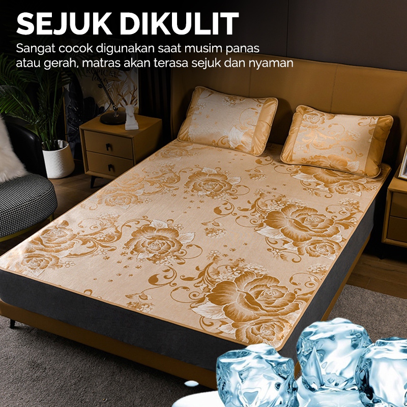 Jual Alas Pelindung Kasur Ukuran 180cm x 200cm Bahan Polymicro Emboss ...
