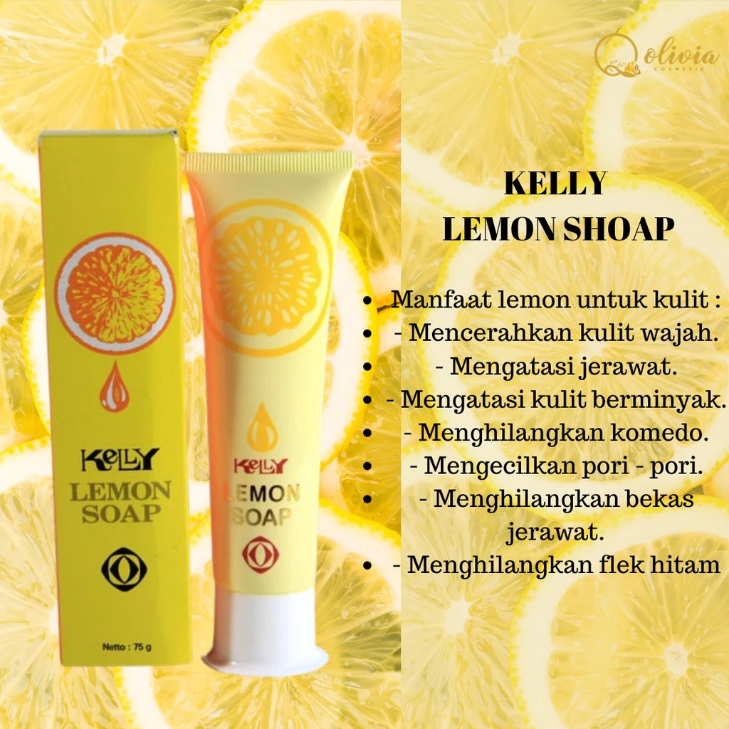 Jual KELLY Lemon Soap/Sabun Muka KELLY 15&25gram | Shopee Indonesia