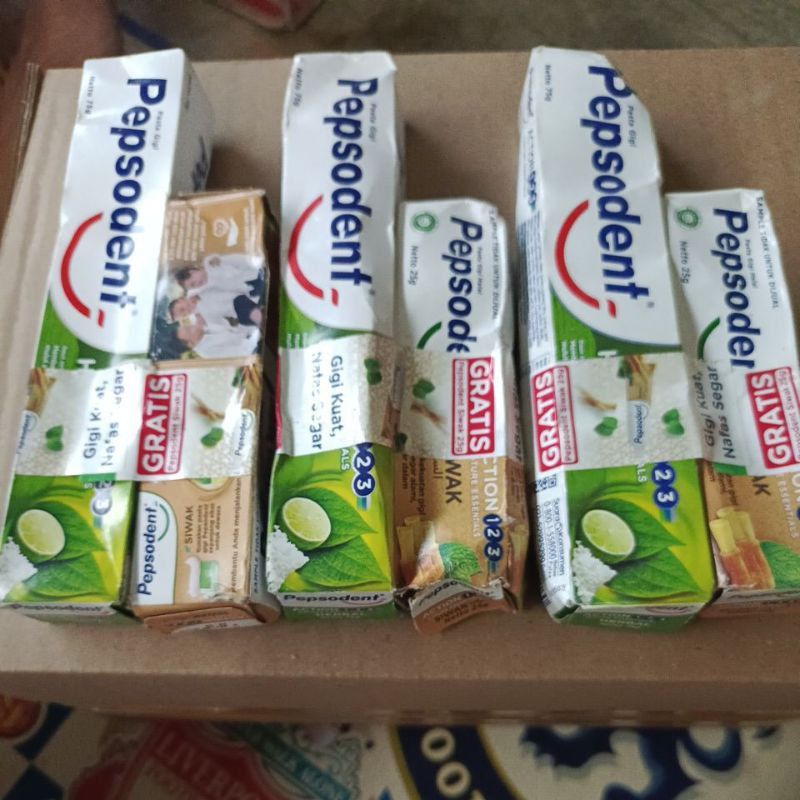 Jual PEPSODENT HERBAL 75 G GRATIS SIWAK 25 G(KOTAK PENYOK) | Shopee ...