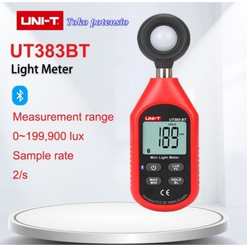 Jual LUX METER UNI-T UT383BT MINI LIGHT METER DIGITAL | Shopee Indonesia