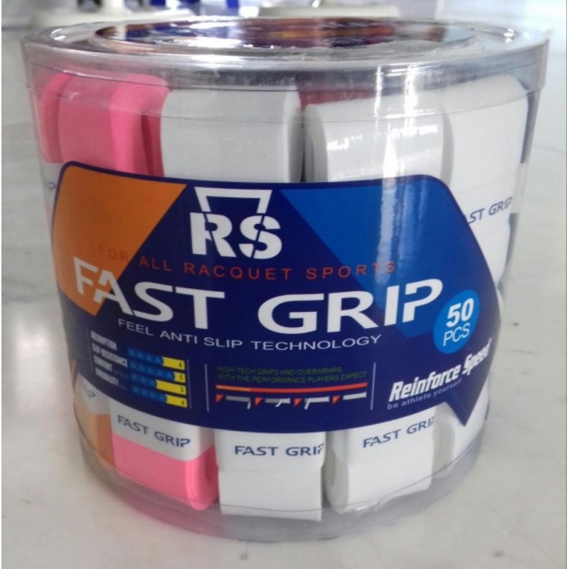 Jual Grip Karet RS FAST GRIP ANTI SLIP Badminton Tenis Original | Shopee Indonesia