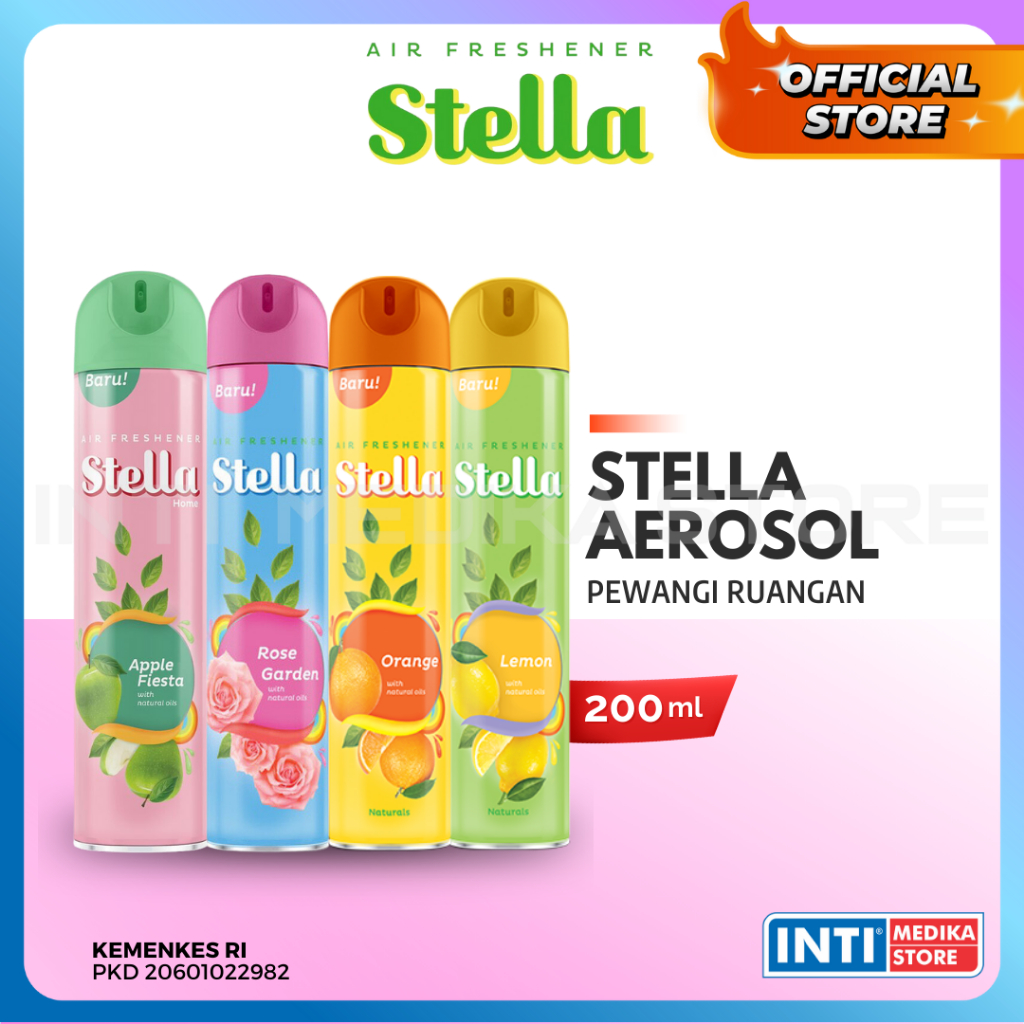 Jual STELLA - Air Freshener Spray 200ml | Aerosol Pengharum Ruangan ...