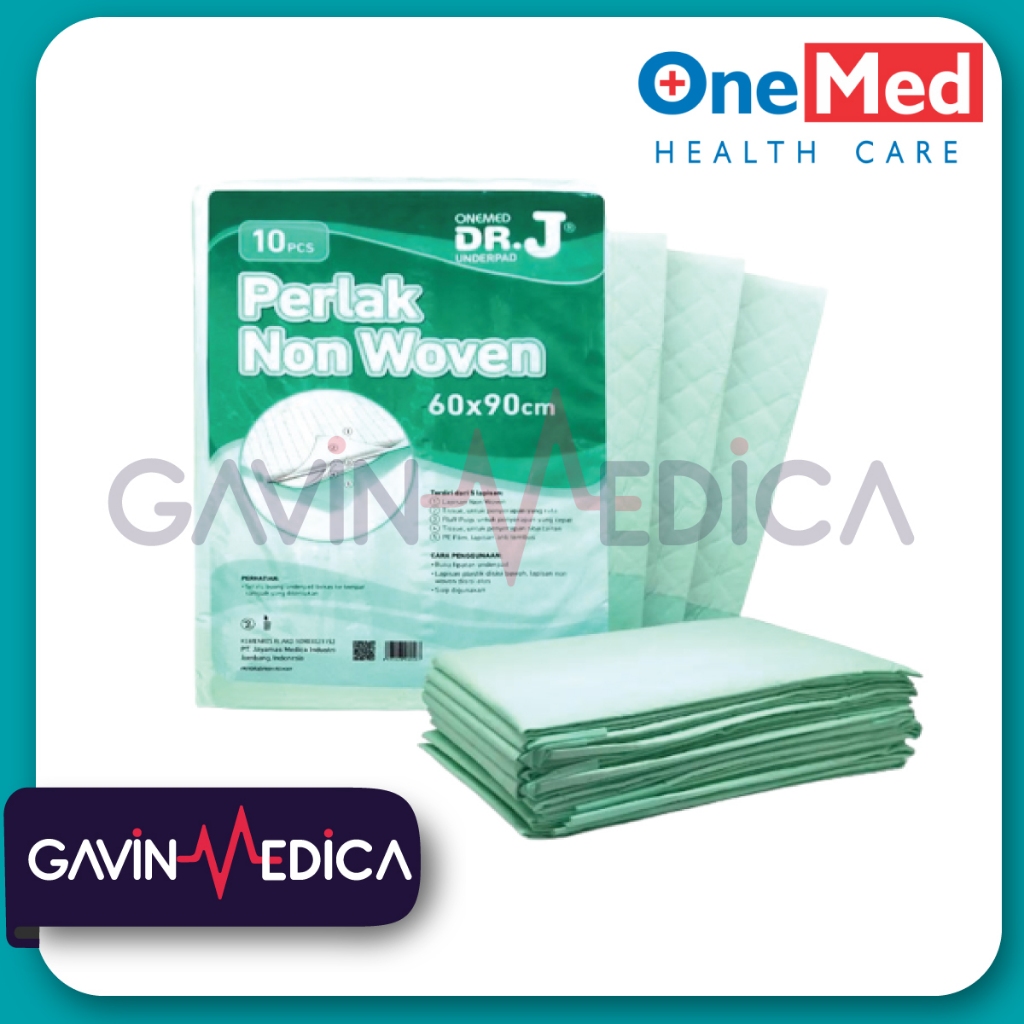 Jual ONEMED Underpad Dr. J Perlak Alas Popok 60 X 90 Cm isi 10lembar ...