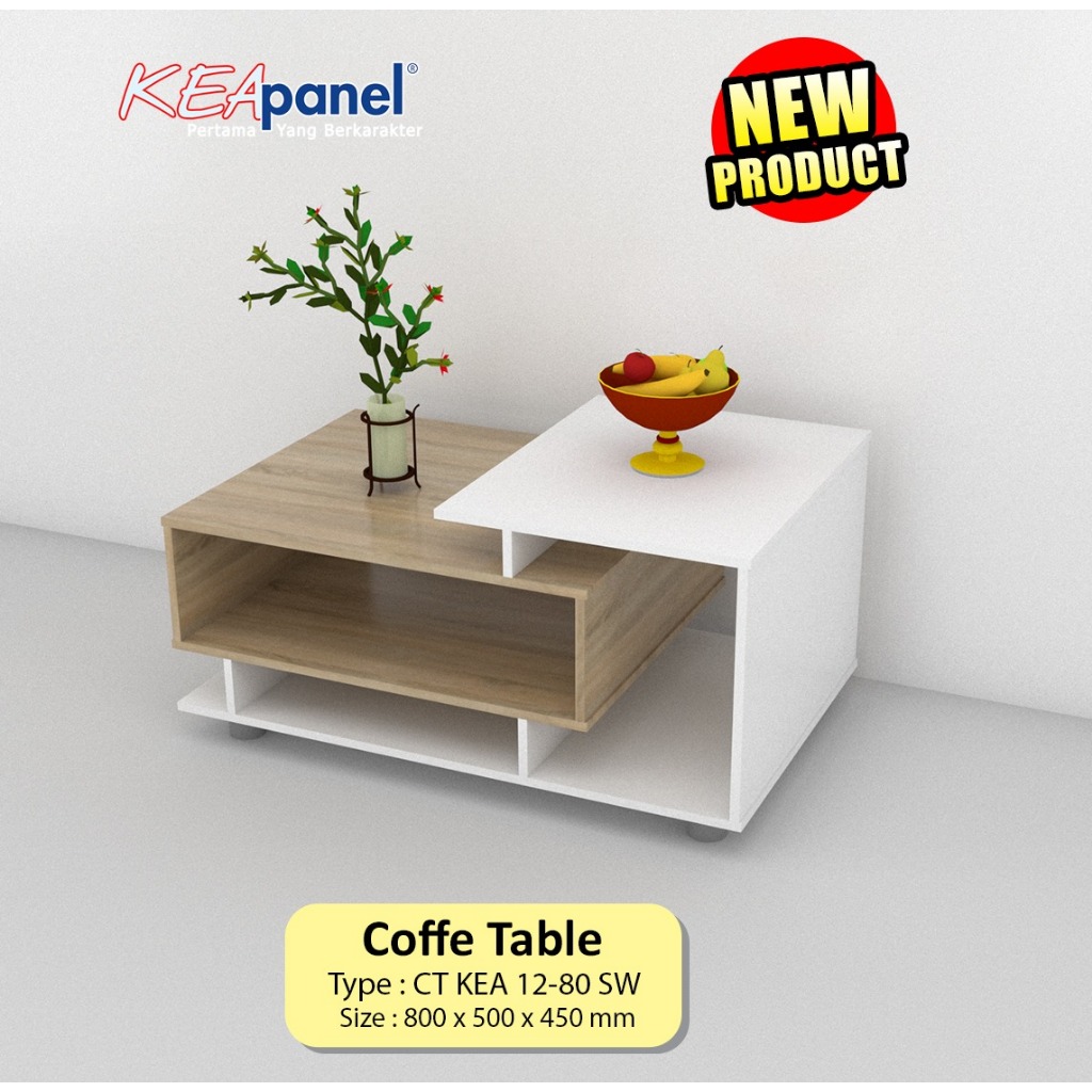 Jual COFFEE TABLE KEA PANEL-MEJA RUANG TAMU MINIMALIS CT KEA 12-80 ...