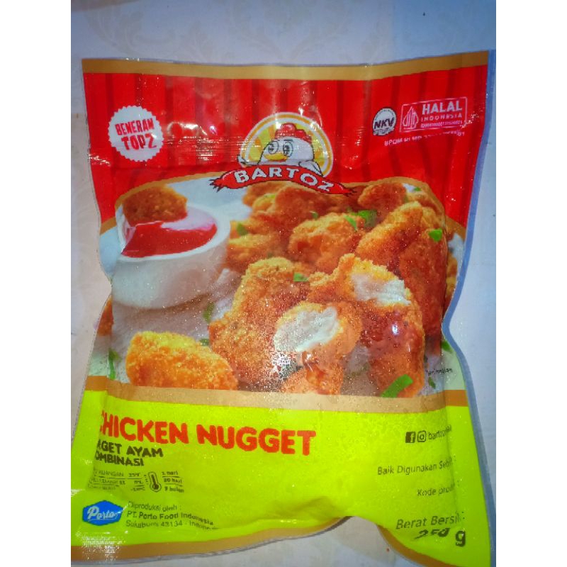Jual Chiken nugget bartoz 250g | Shopee Indonesia
