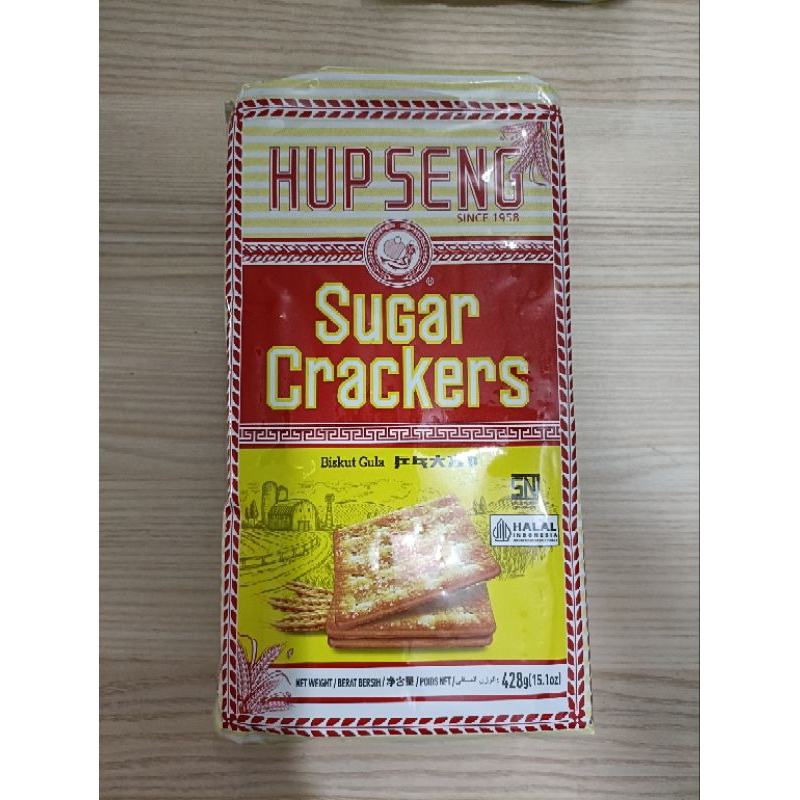 Jual Hup Seng Sugar Crackers 428 gram / Biskuit Gula Manis Hup Seng ...