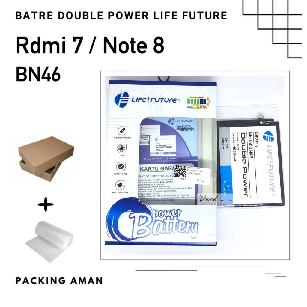 Jual BATRE LF XIAOMI BN46 REDMI 7 / REDMI NOTE 8 LIFE FUTURE - BATERAI ...