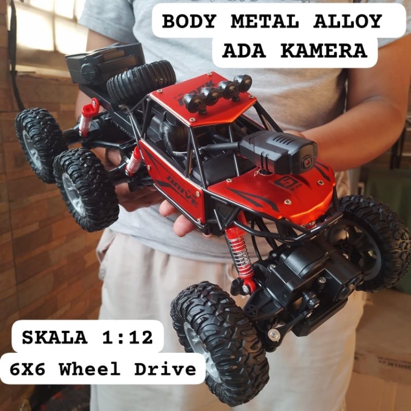 Jual Mobil Remote Control RC Offroad 6WD Body Metal Alloy Ada Kamera ...