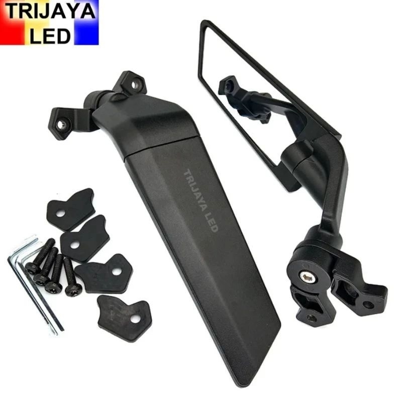 Jual Spion Winglet Stealth Rear Mirror Model Rizoma F22 Black Ninja ...