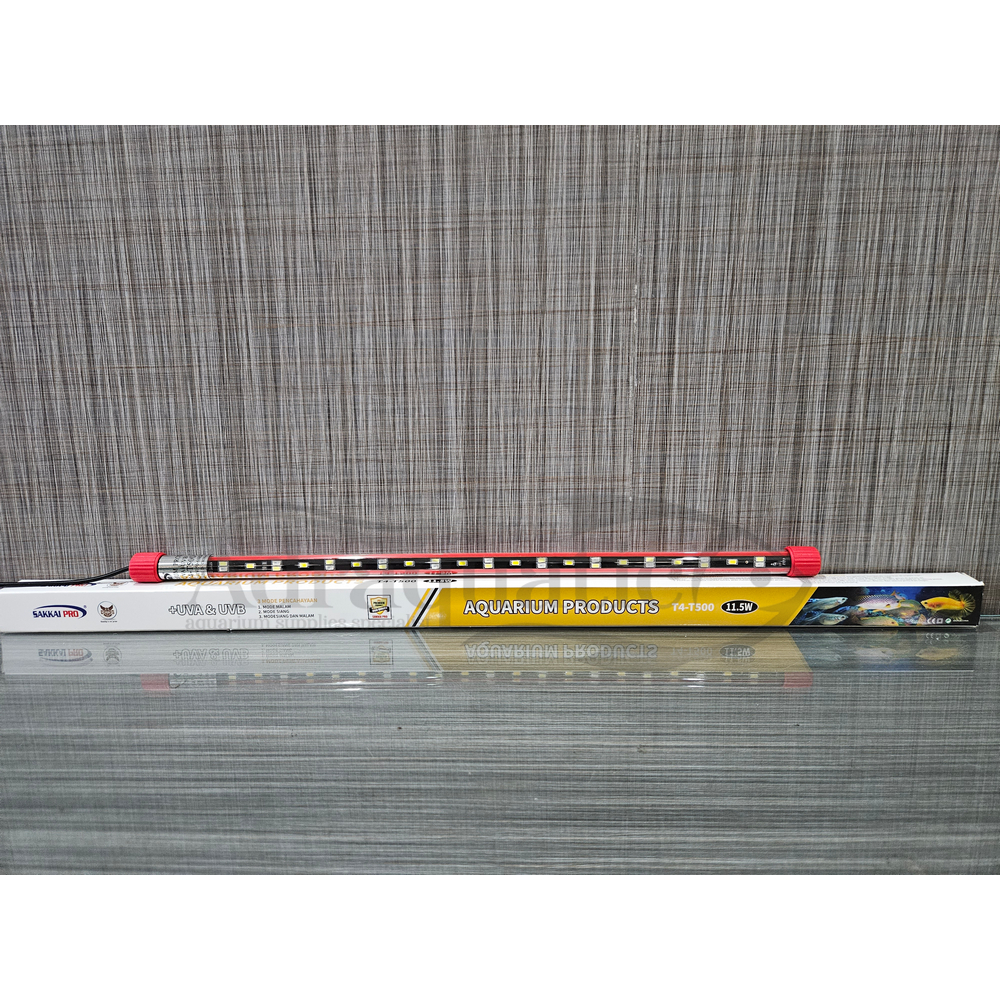 Jual SAKKAI PRO T4-T500 50CM LAMPU UVA+UVB AQUARIUM LED LAMP CELUP AQUASCAPE 50 CM | Shopee ...