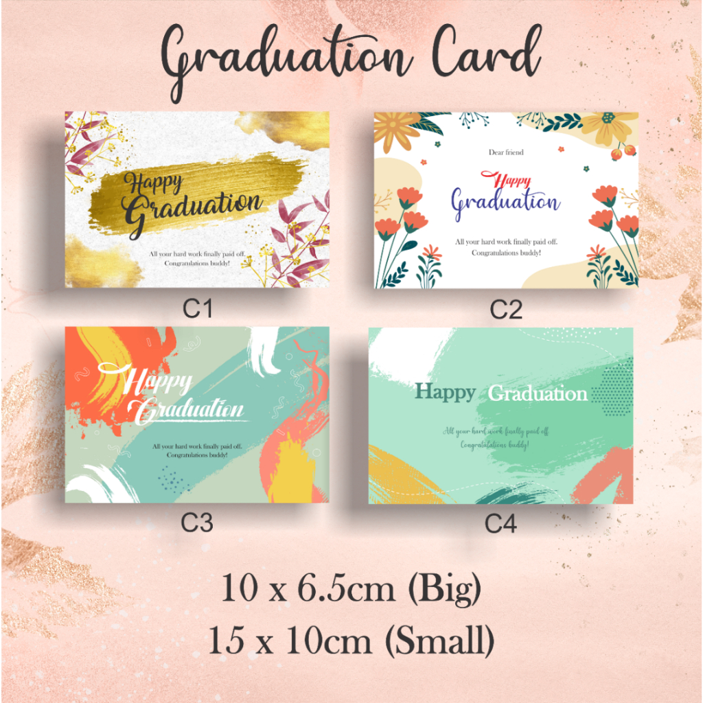 Jual Kartu Ucapan / Graduation Card / Greeting Card Gift Card Kartu ...