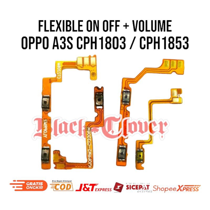 Jual Flexibel Flexible Power On Off Volume Oppo A3S CPH1853 / CPH1803 / Realme C1 / 2 Fleksibel ...